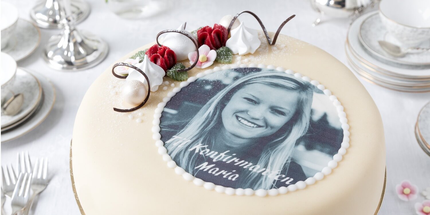 Bestill konfirmasjonskake i Jondal | cakeiteasy.no
