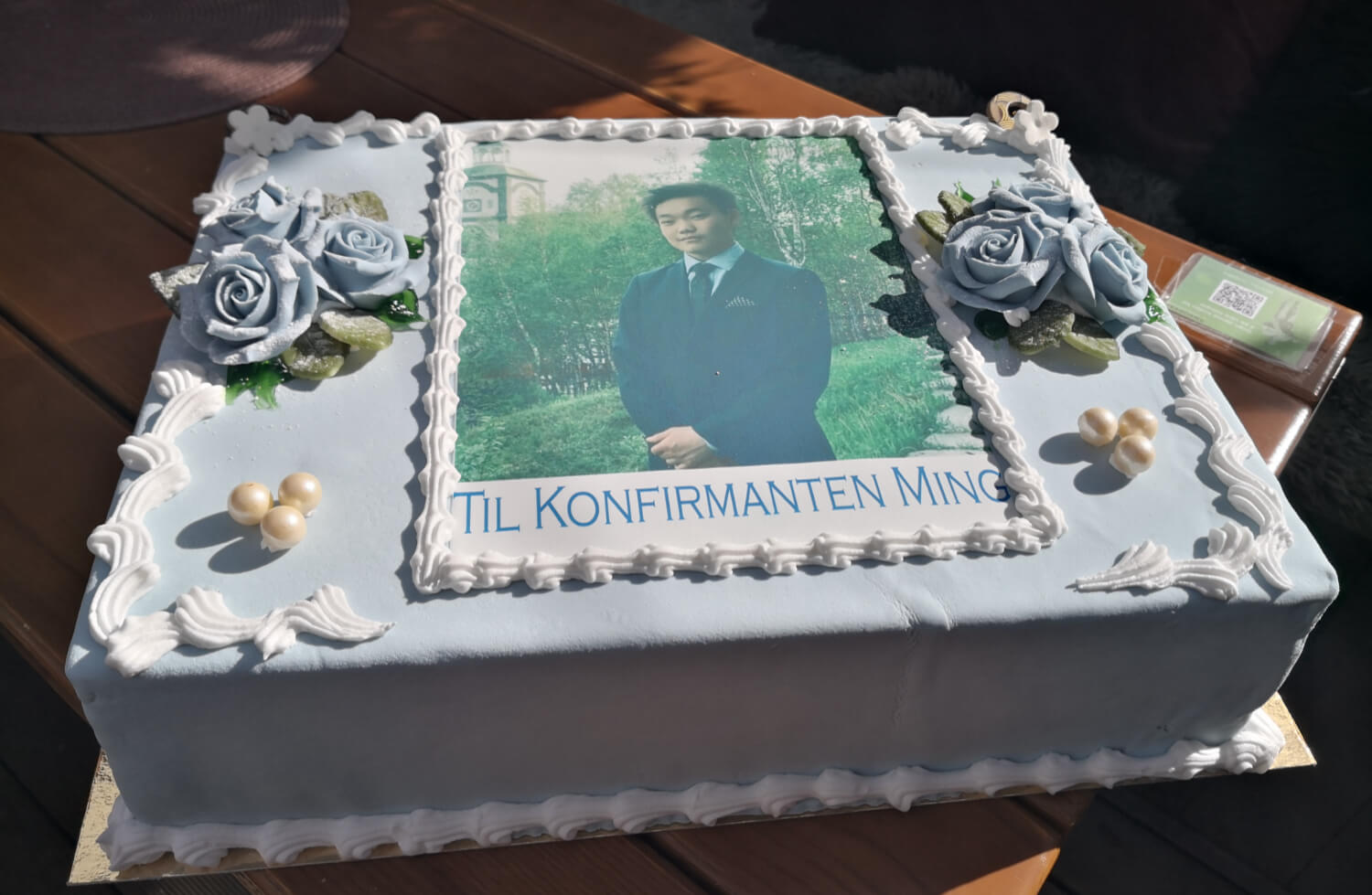 Bestill marsipankake plate - Trygstad bakeri