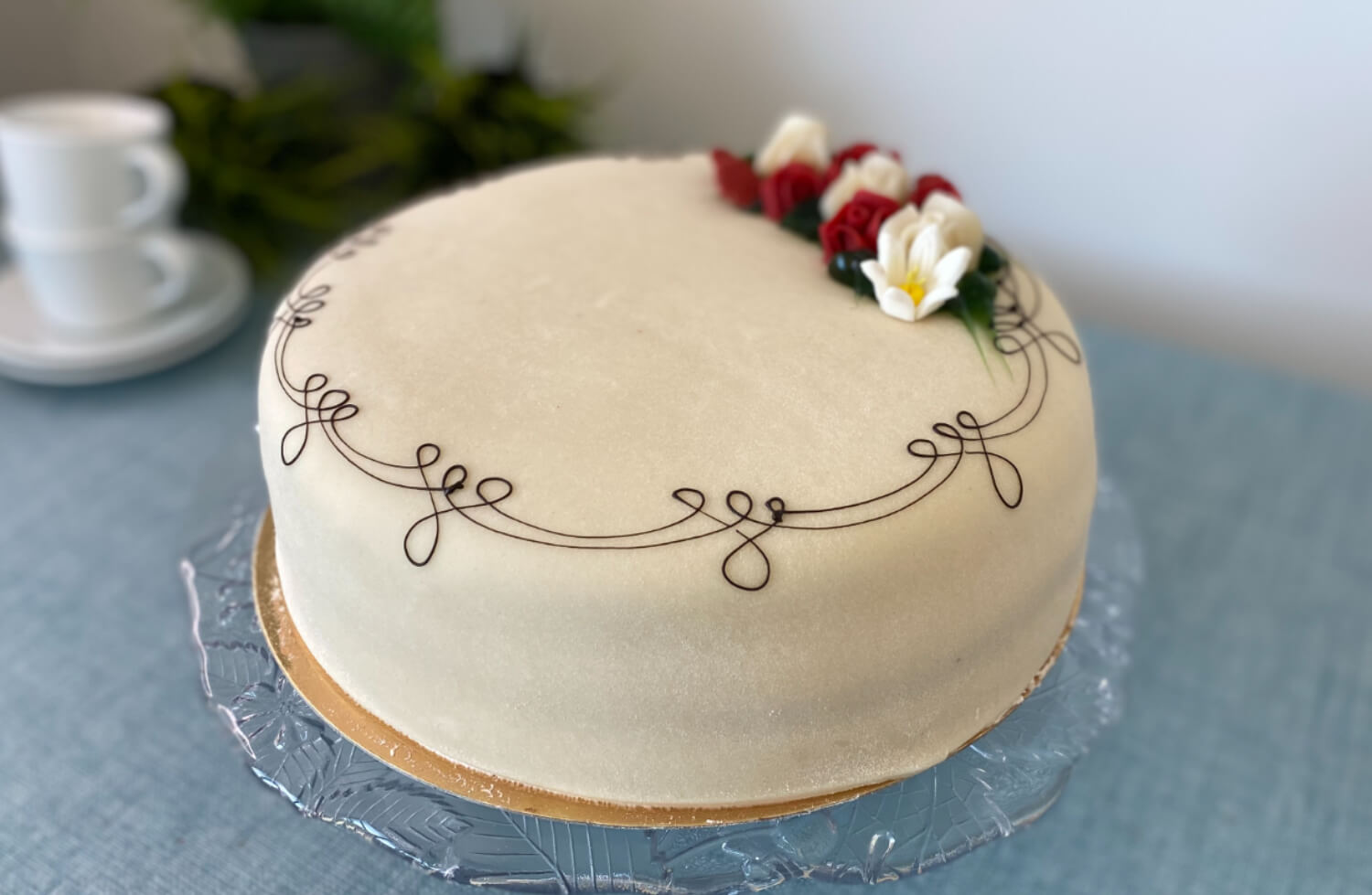 Bestill festkake marsipan - Bodø bakeri